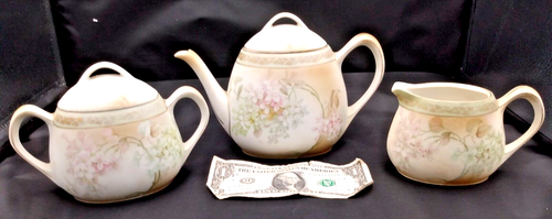 RS Germany 36 oz. Mini Teapot with Cream & Sugar - Floral Pattern | eBay