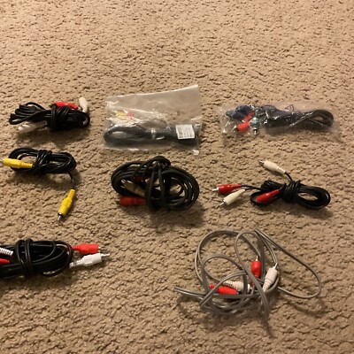 Lot Of 8 RCA AV Cords! | eBay