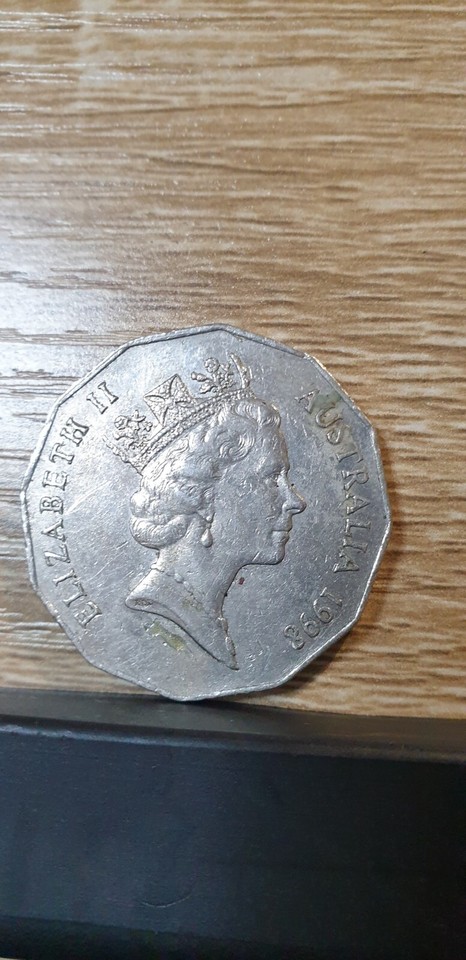 1998 50c Coin Error Double Boarded Very Rear | eBay