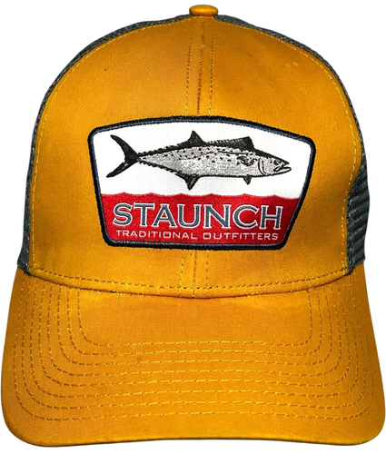 Staunch Traditional Outfitters Mesh Snapback Adjustable Mustard/Grey ...