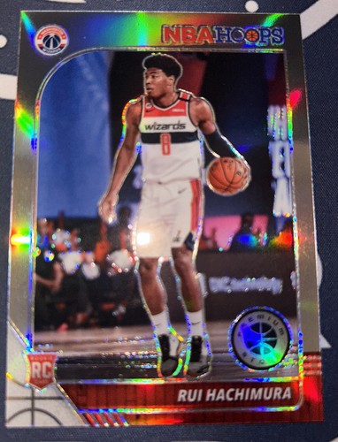 2019-20 Hoops Premium Stock Rui Hachimura Silver Prizm Rookie Card SP ...