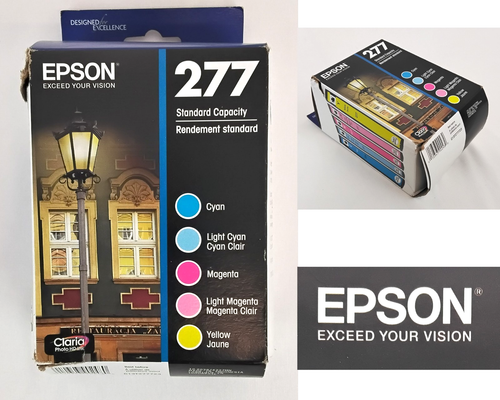Epson 277 Ink Cartridges 5 Pack Claria Photo HD Ink Expires 10/2026 New #W3946 | eBay
