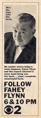 1965 CHICAGO TV GUIDE NEWS AD~FAHEY FLYNN REPORTER | eBay