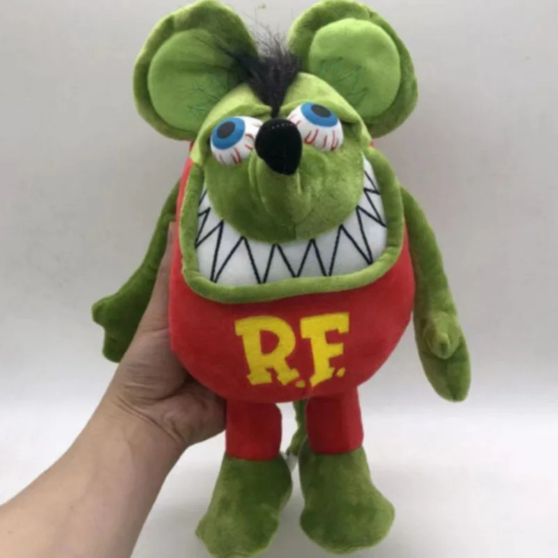 Anime Funk Mouse Plush Toy Legend Funk Rat Stuffed Doll Kawaii Green ...
