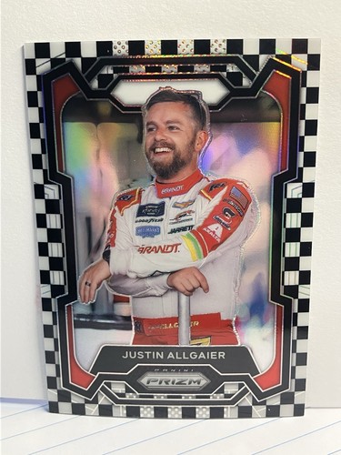 2024 Justin Allgaier Prizm Checkered 43/74 | eBay