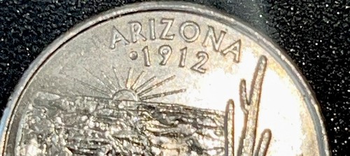 Arizona 2008 P state quarter - Rare Error Infront Of 1912 | eBay