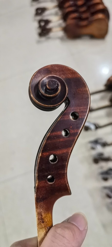 Stradivarius Nice Pattern Handmade Violin 4/4 with Free Case | eBay