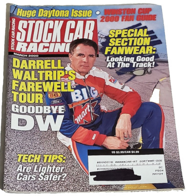 Darrell Waltrip Covers Stock Car Racing Magazine March 2000 | eBay