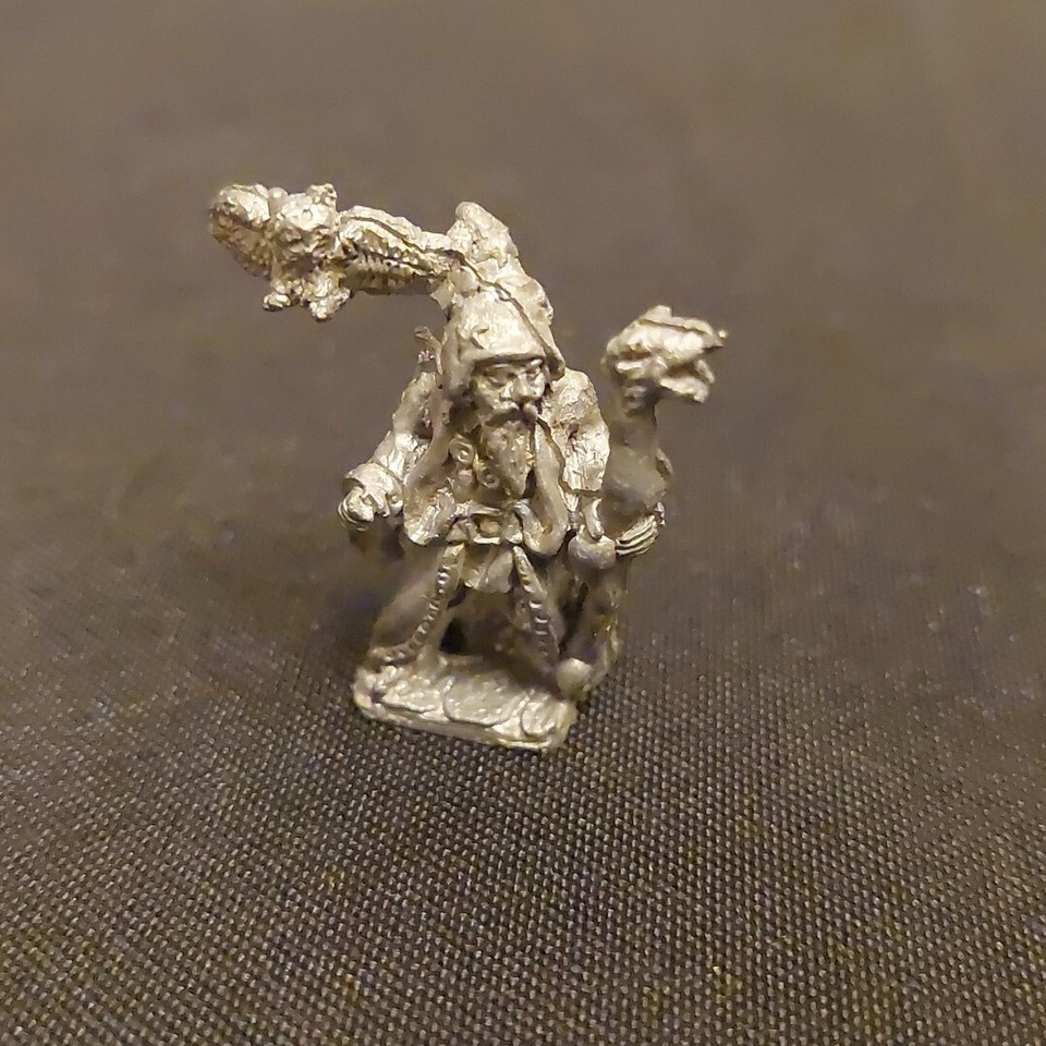 Heritage Metal Miniature 70s Wizard Lot D&D TSR Grenadier Fantasy Mage ...