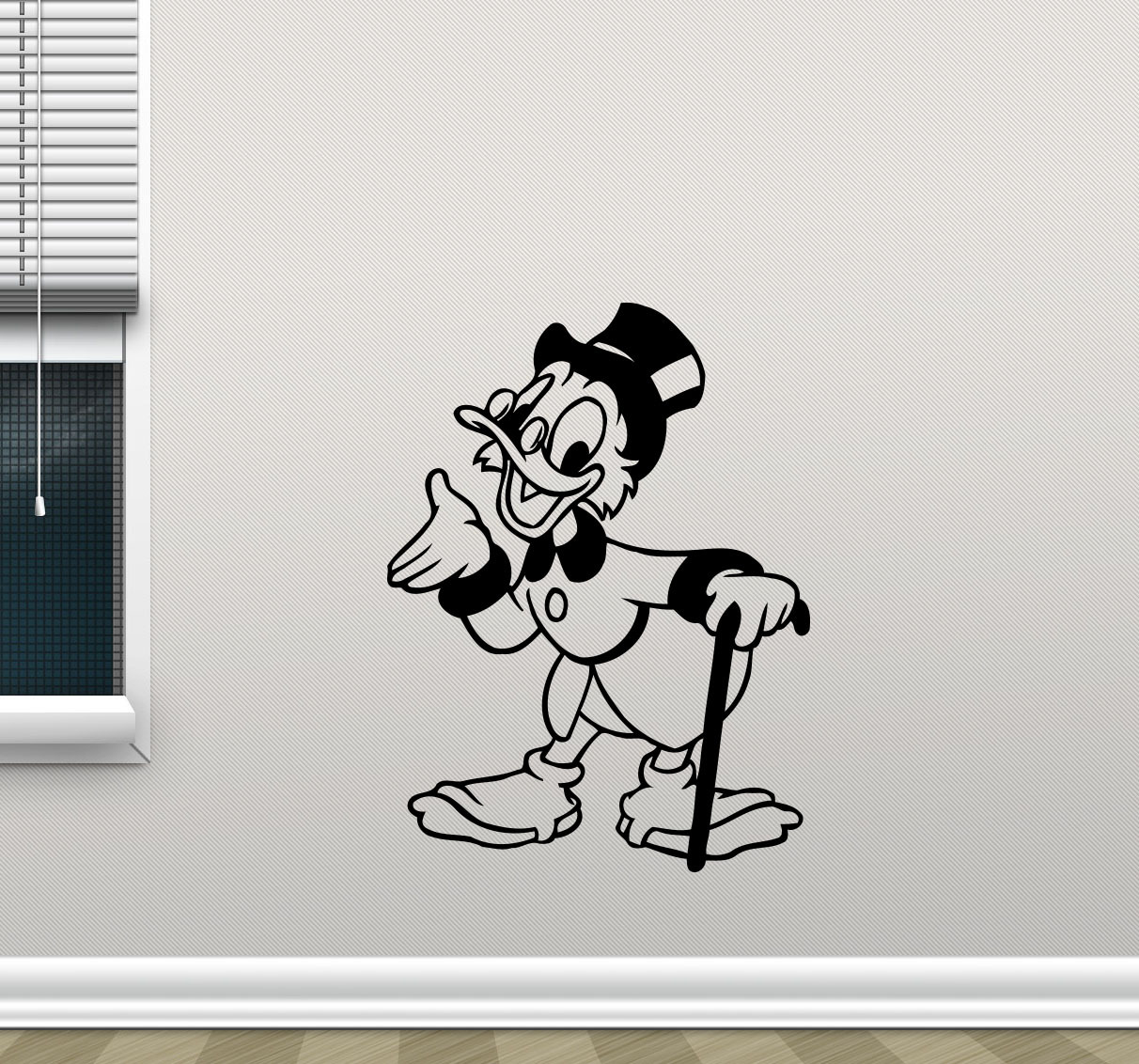 Scrooge McDuck Wall Decal DuckTales Disney Vinyl Sticker Art Decor ...