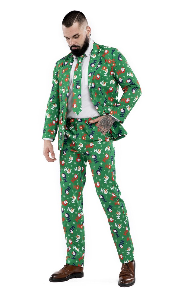 New MENS ADULTS NOVELTY CHRISTMAS SUIT Costumes Xmas Party Suit NOVELTY ...