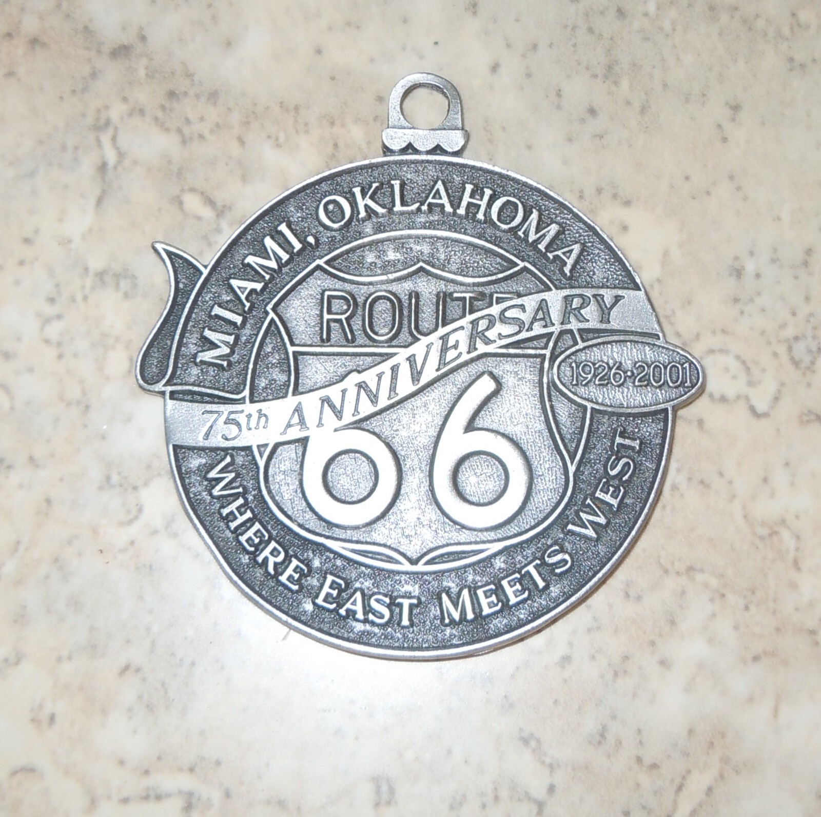 MIAMI,OKLAHOMA ROUTE 66 75TH ANNIVERSARY 1926-2001 THE LONGEST MAIN ...