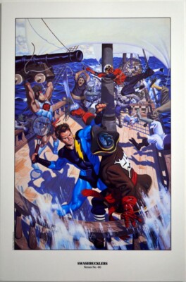 NEXUS #46 SWASHBUCKLERS Art PRINT Steve Rude artwork Graphitti 1988 | eBay