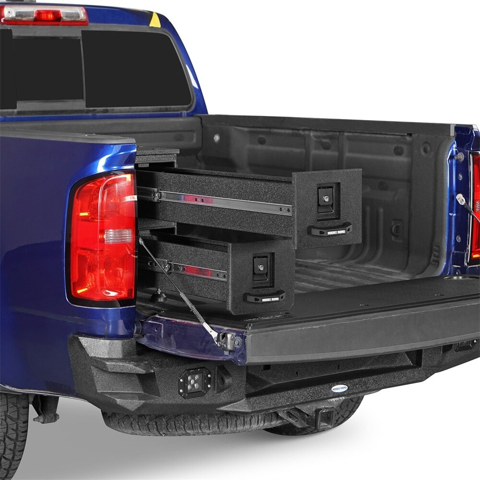 Wheel Well Storage Drawer System Truck Side Box for 2015-2022 Colorado ...