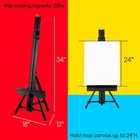 MEEDEN Aluminum Tabletop Easel, Adjustable Display Easel, Table Top ...