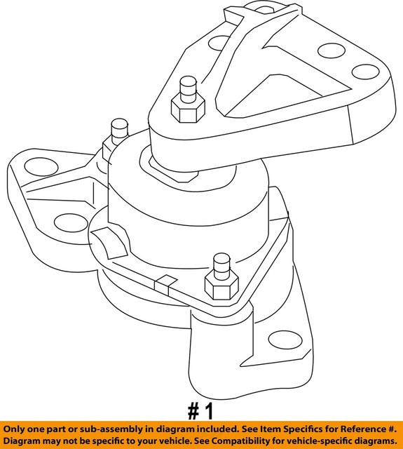 Ford OEM Engine Mount BB5Z6038F Image 1 for sale online | eBay