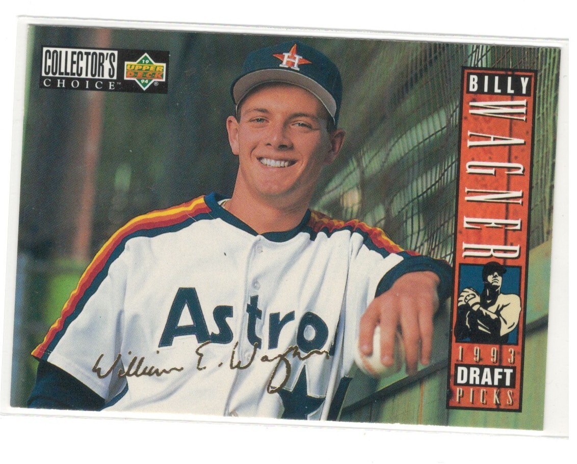 1994 Collector's Choice GOLD SIGNATURE Billy Wagner ROOKIE #29 Houston ...
