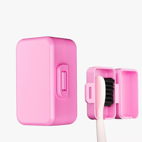 Plastic Toothbrush Head Protective Cover Rectangle Solid Color ...