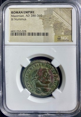 Roman Emperor Maximian 286AD-310AD NGC Certified Genuine Ancient Coin ...