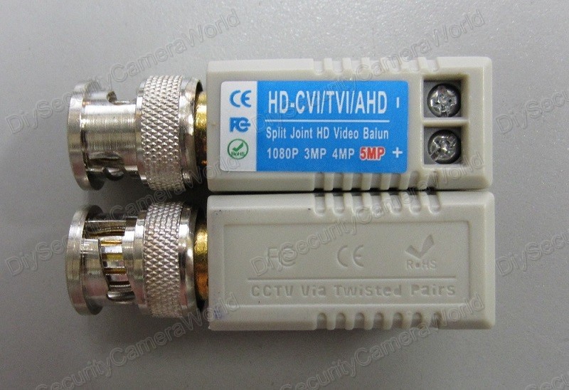 10pcs (5pairs) Camera CCTV BNC CAT5 Video Balun Transceiver Adapter | eBay
