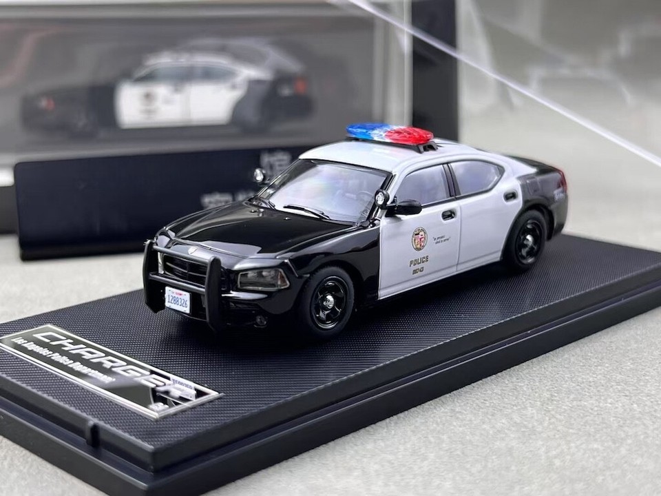 ED Rollin 1:64 2008 LAPD Charger Police Muscle Model Diecast Collect ...