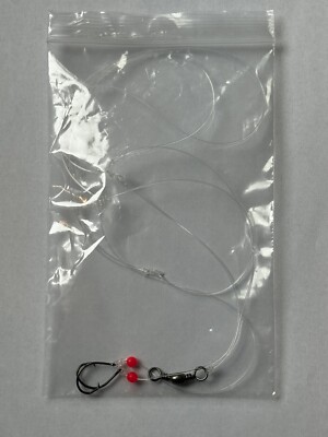 Pre-Tied High Low Rig, T-Knot Hi-Lo Bottom Fishing Rig For Fluke ...