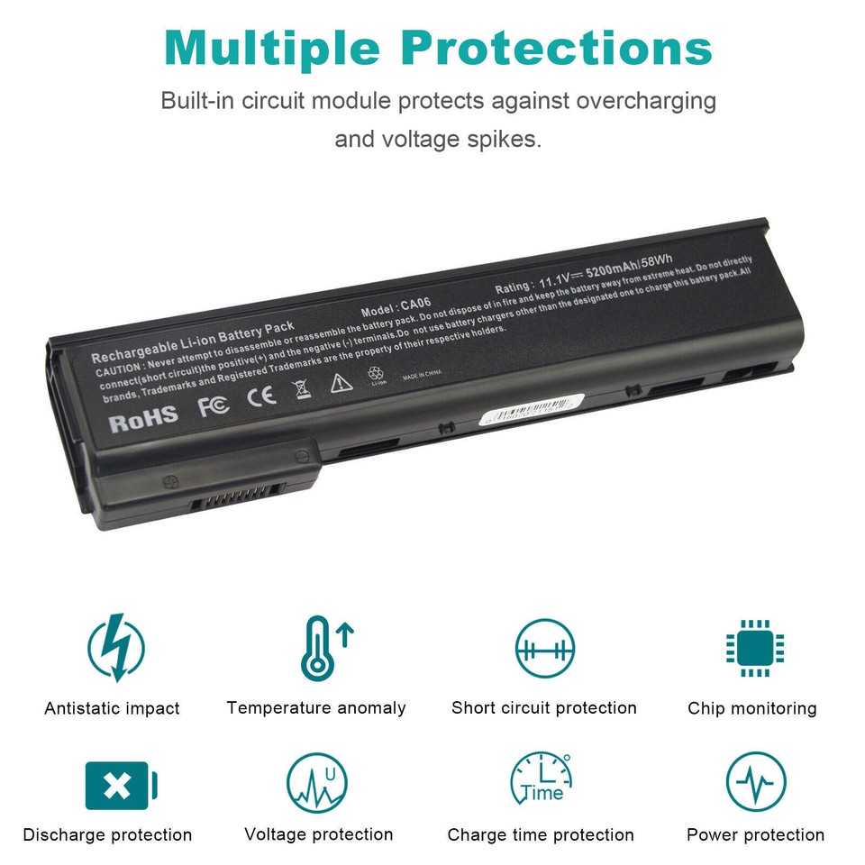LOT CA06 Battery For HP ProBook 640 G1 645 G0 655 650 HSTNN-DB4Y 718756 ...