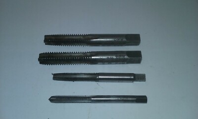 UNION BUTTERFIELD TAPS, (2) 3/8-16 NC 485, 1/4-28 NF SG, & 10-32 NF 483 ...