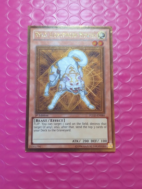 Yu-Gi-Oh! TCG Ryko, Lightsworn Hunter Premium Gold PGLD-EN086 1st ...