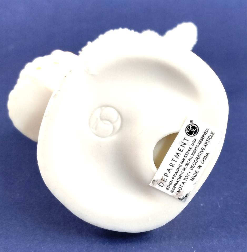 Vintage Department Dept 56 Snowbabies Bunny A Basket of Cheer Retired ...