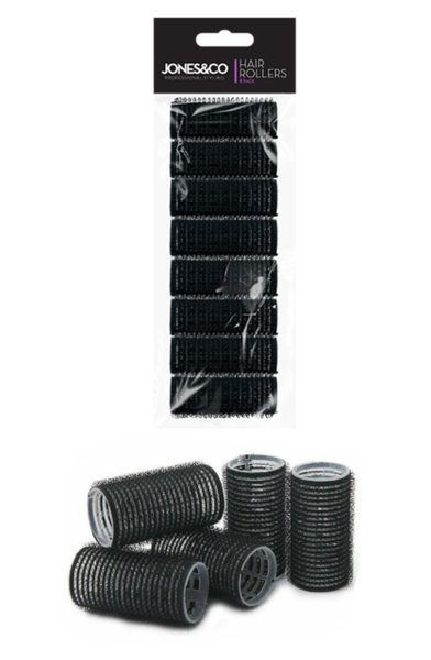 Jones & Co Hair Rollers Styling Salon Curl Bouncy Volume Grip Waves ...