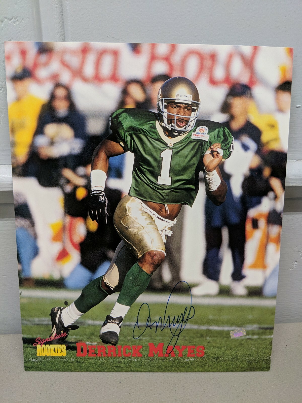 ORIGINAL 8X10 SIGNATURE ROOKIES AUTOGRAPHED PHOTOGRAPH- DERRICK MAYES ...