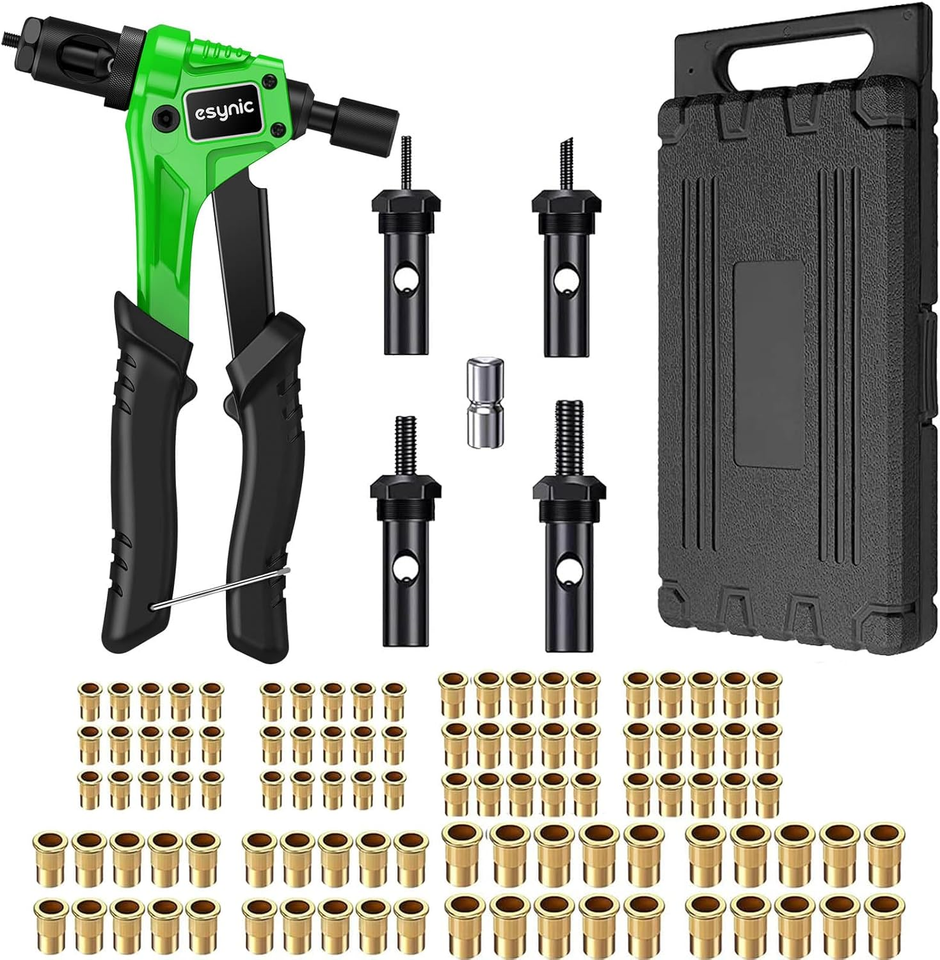 Esynic Rivet Nut Tool Professional Rivet Nut Gun 8 Inch Rivnut Tool Set ...