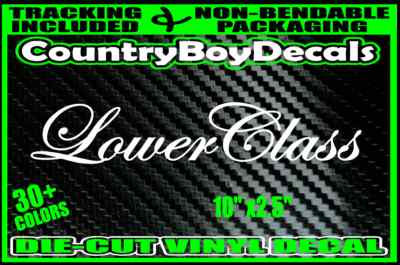 Lower Class Vinyl Decal Sticker Diesel Truck Car Low JDM Stance Boost ...