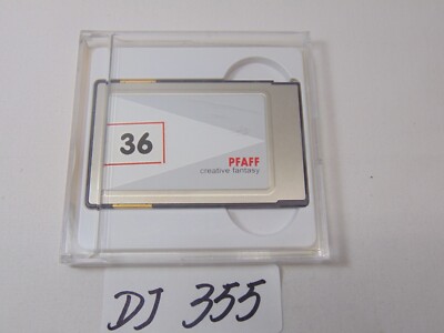 PFAFF 7560 Creative Fantasy Embroidery Card Used # 36 Roses | eBay