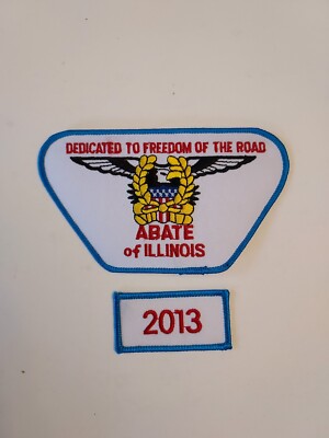 Abate of Illinois Motorcycle Dedicated to Freedom of the Road Patch ...