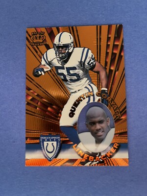 Quentin Coryatt 1996 Pacific Invincible #I-62 Indianapolis Colts LB ...