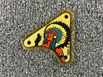 Gottlieb Big Brave & Big Indian Pinball Machine Playfield Plastic A ...