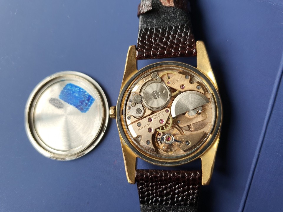 Vintage Buren Super Slender Swiss Watch Automatic Wristwatch Grand Prix ...