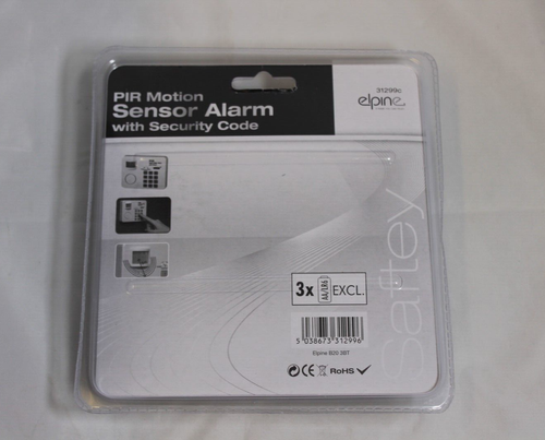 SENSOR MOTION PIR WIRELESS ALARM WITH SECURITY KEYPAD HOME CARAVAN SHED ...