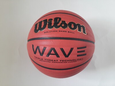 Wilson Wave Solution Official Game Basketball Ball WTB0600 NCAAB Indoor ...