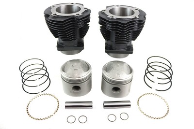 Replica 74 inch Knucklehead Cylinder Kit Black fits Harley Davidson | eBay