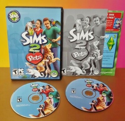 Sims 2 Pets - Windows PC Game Expansion Pack w/ Key on Manual Tested | eBay