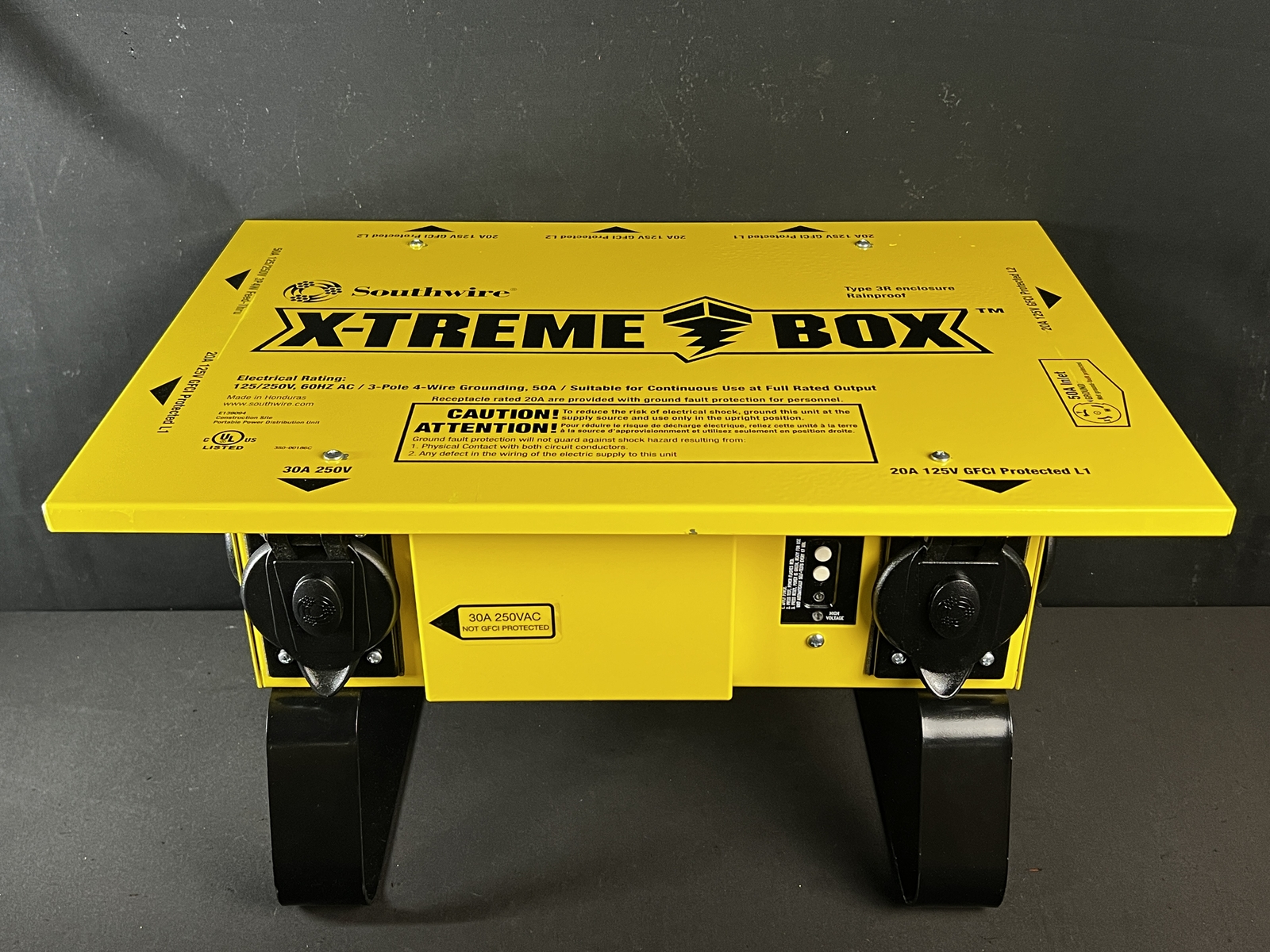 Southwire 6506UGSX 019703R02 X-Treme 50A Temporary Power Distribution ...