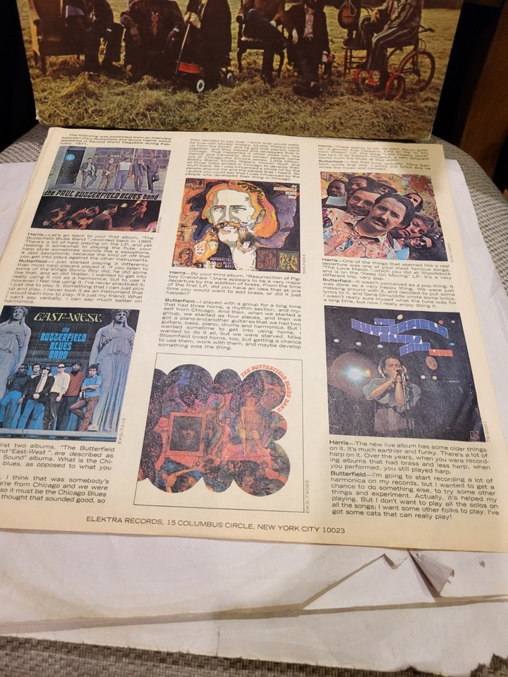 Butterfield Blues Band LP EKS-75013 NM Vinyl VG Cover Promo w/ Sleeve ...
