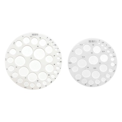 Circle Template Acrylic Small Circle Stencil for Design Learning School ...