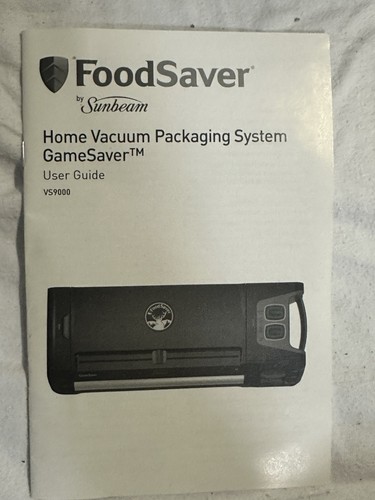 FoodSaver home Vacuum Sealer GameSaver Sealing System VS9000 & 3 Packs ...