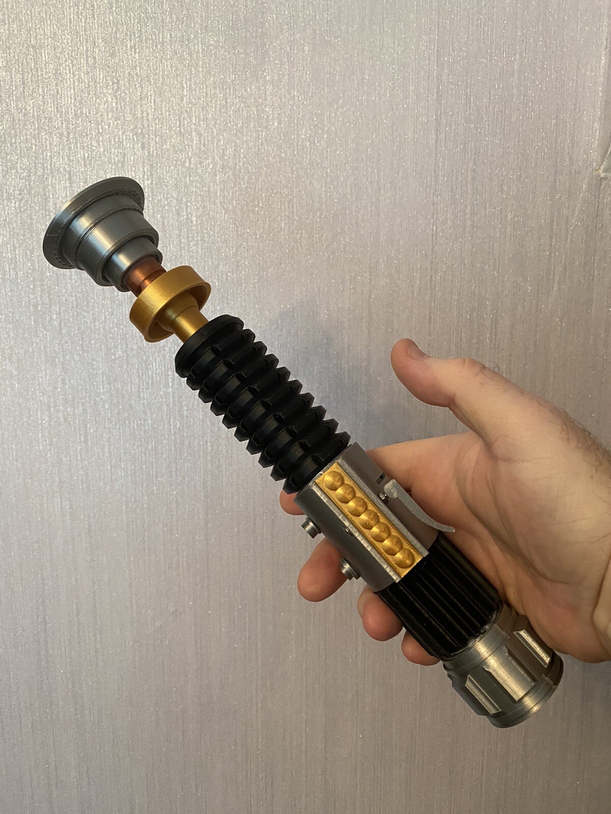 1:1 Scale - 3D Printed Obi-Wan/Ben Kenobi Lightsaber Hilt Cosplay Prop ...