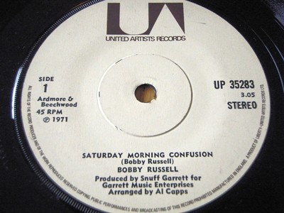 BOBBY RUSSELL - SATURDAY MORNING CONFUSION 7" VINYL (EX) | eBay
