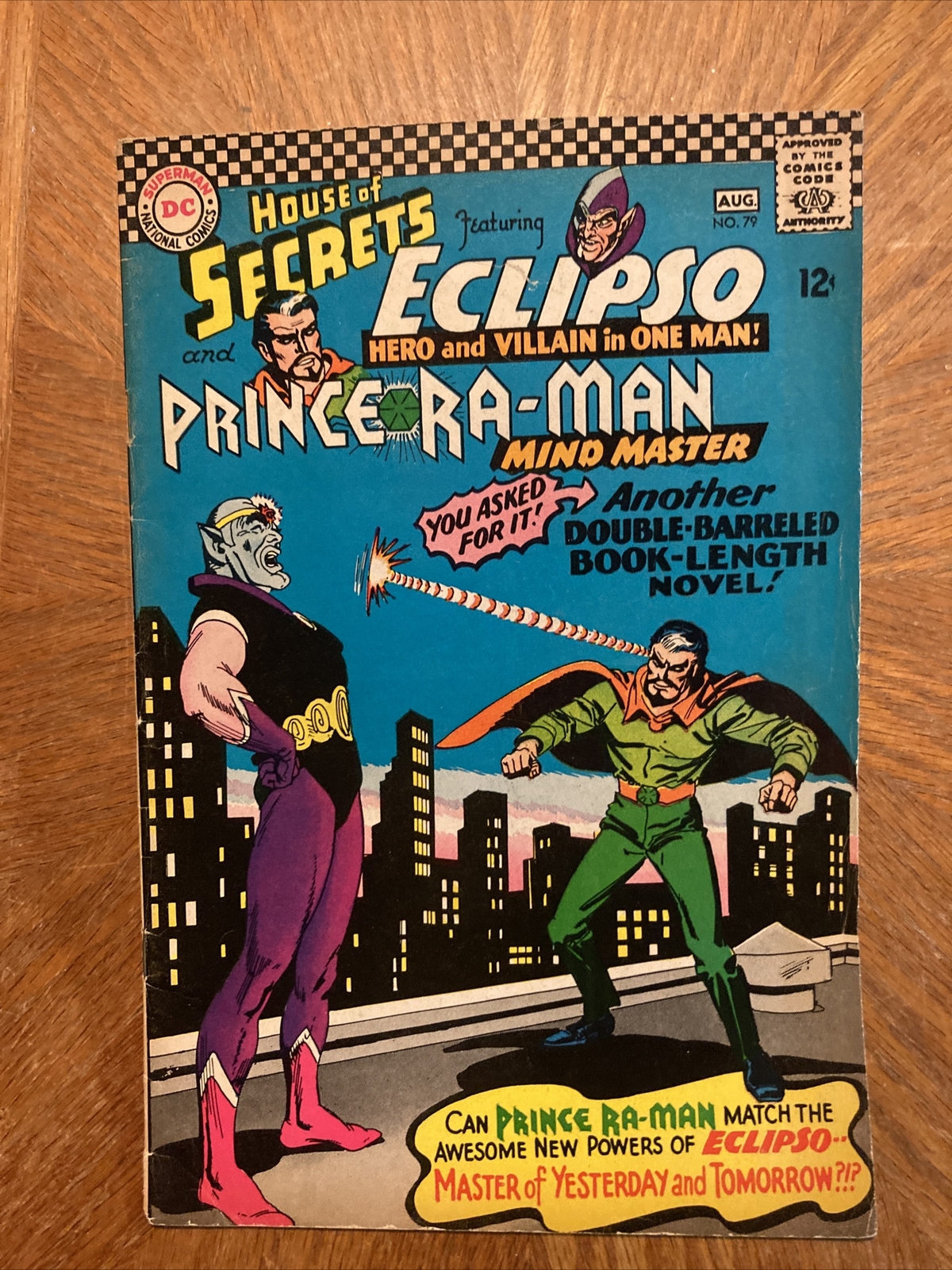 House of Secrets #79 Eclipso and Prince Ra-Man DC Comics 1966 | eBay